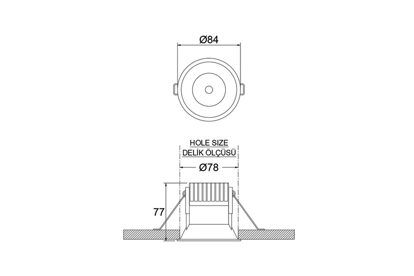 Corvus D1 | Recessed Luminaires | Indoor – Novalux Lighting Turkey