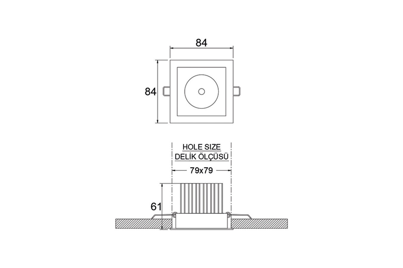 Libra 1 | Recessed Luminaires | Indoor – Novalux Lighting Turkey