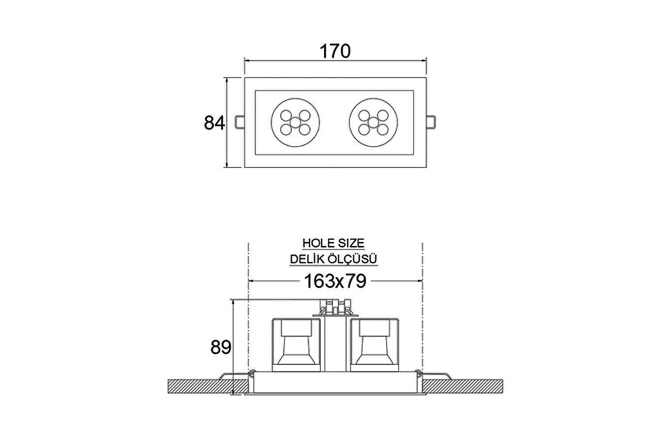 LIBRA 4 | Sıva Altı Aydınlatmalar | İç Aydınlatma – Novalux Lighting
