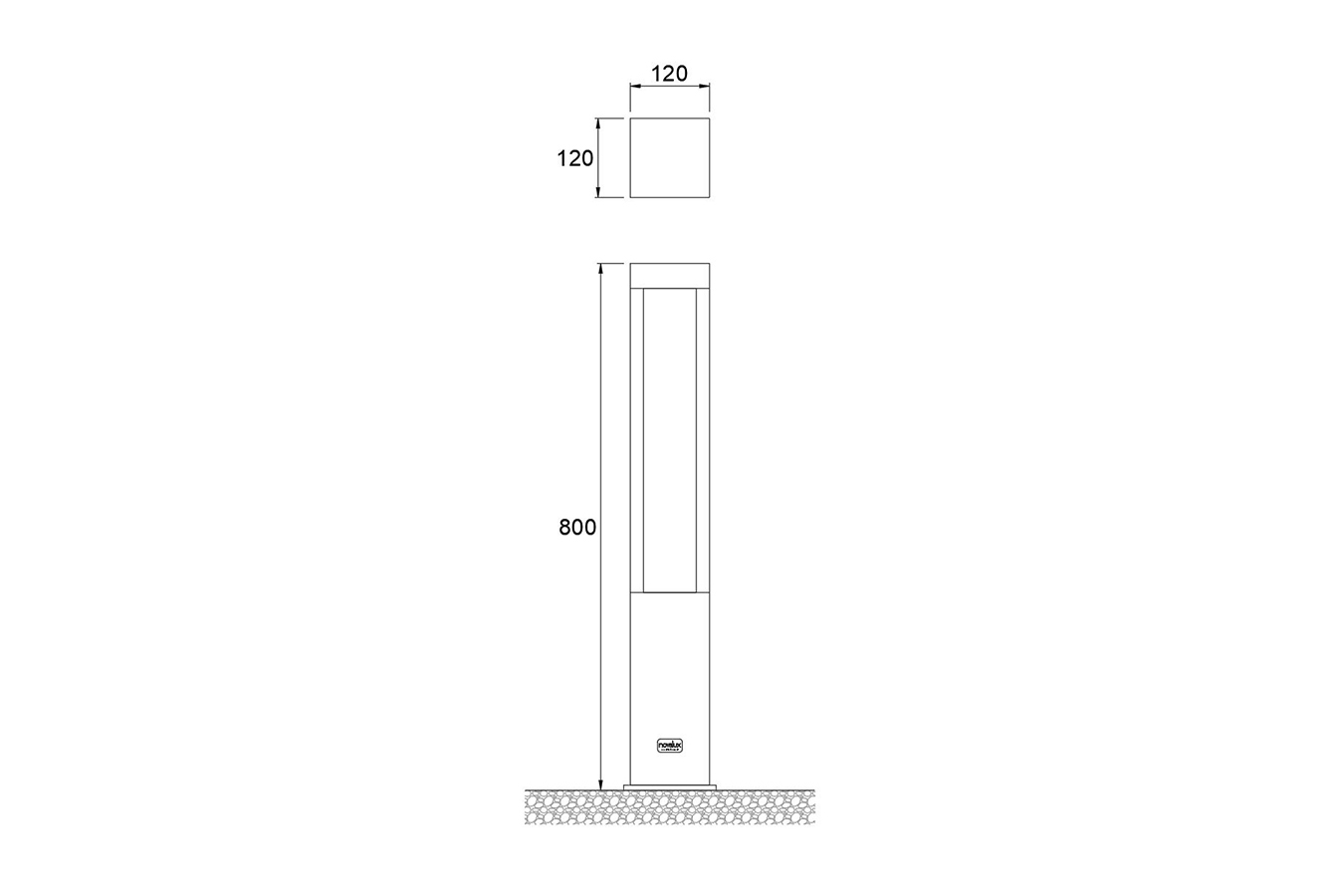 Defne SM80 | Bollard Luminaires | Outdoor – Novalux Lighting Turkey